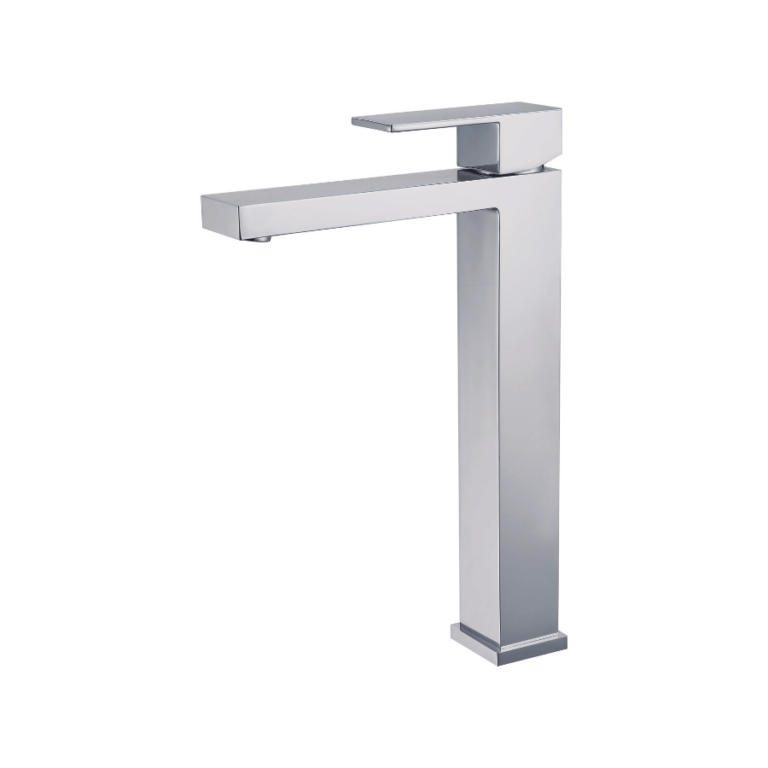SQ Tall Basin Mixer - Chrome - Spigot & More