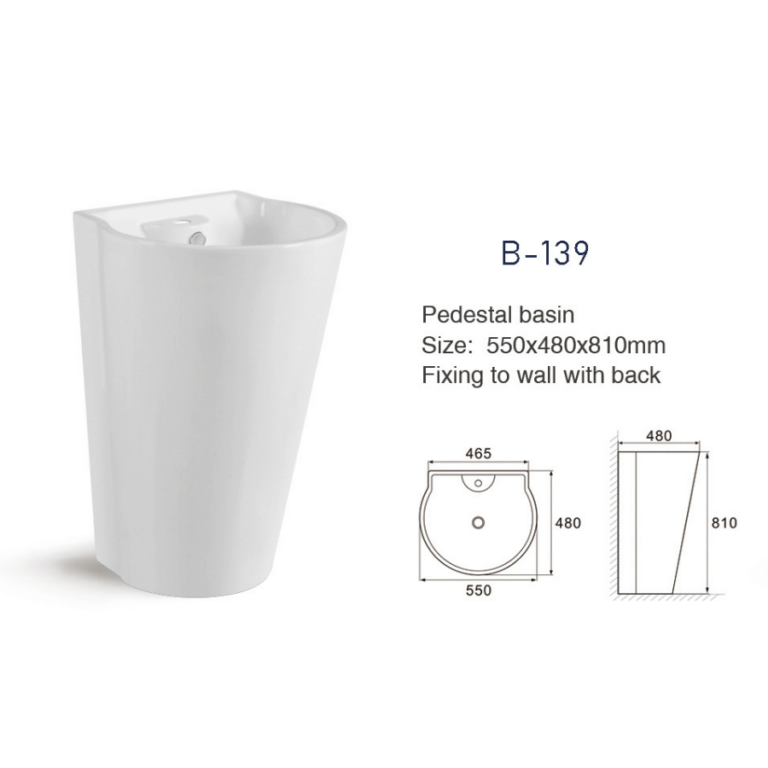 Ground mounted Standing BASIN – Wide Pot - Spigot & More