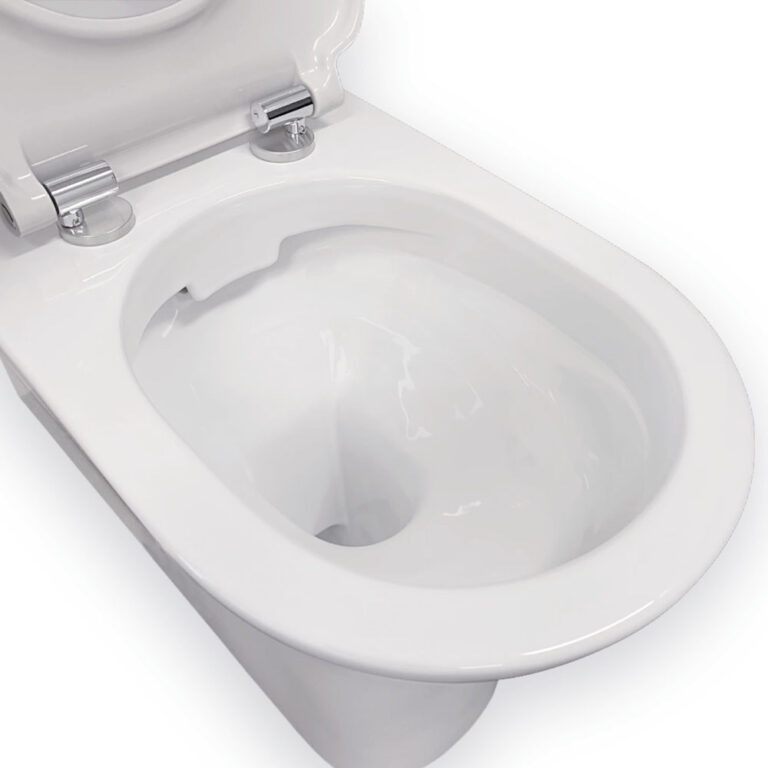 Delta Care Slim Toilet - Space-Saving Accessibility for Your Bathroom
