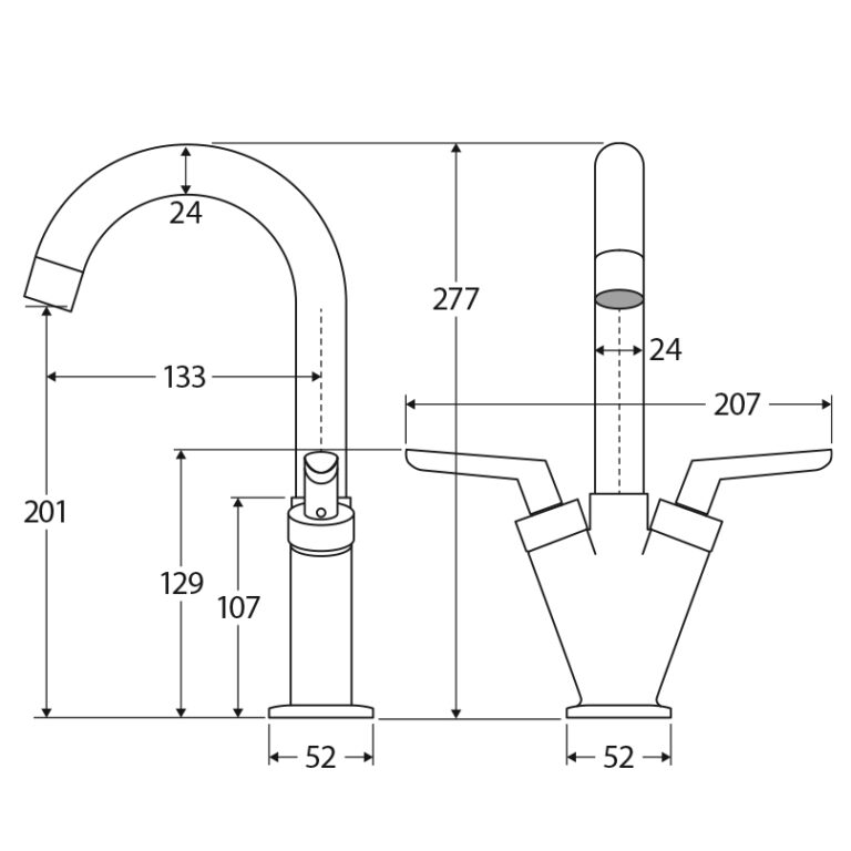 Fienza Chloe Basin Mixer | Elegance and Functionality Combined