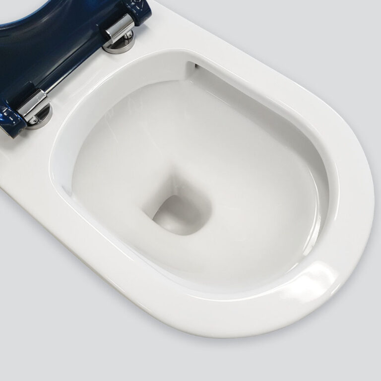 Stella Care Toilet Blue - Accessible and Stylish Bathroom Solution