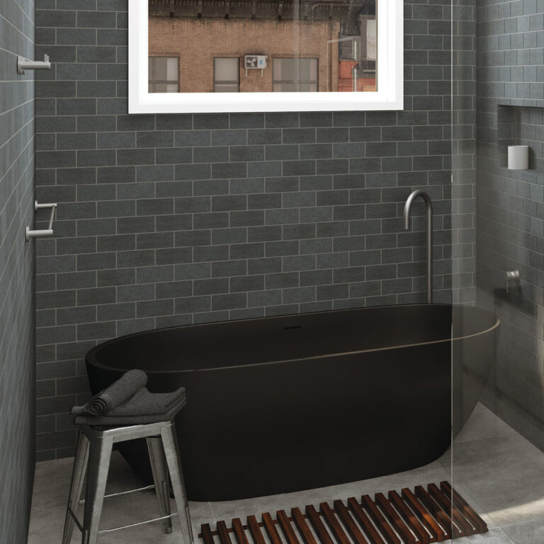 Kaya Single Towel Rail Gun Metal - Stylish Bathroom Fixture