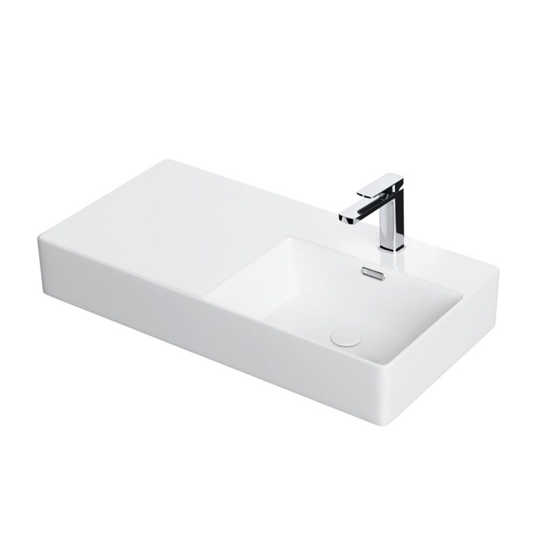 Fienza Petra 800 Basin - Space-Saving Bathroom Elegance