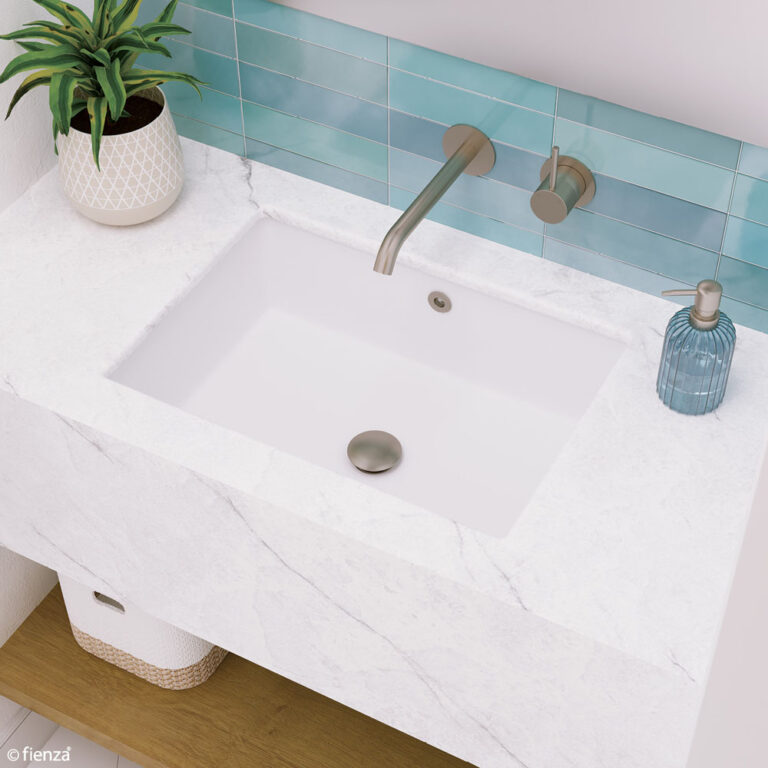 Fienza Petra Undermount Basin - Contemporary Bathroom Charm