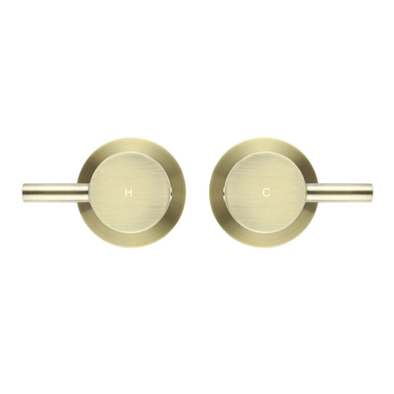 Meir Round Quarter Turn Wall Tops - Elegant Bronze Finish