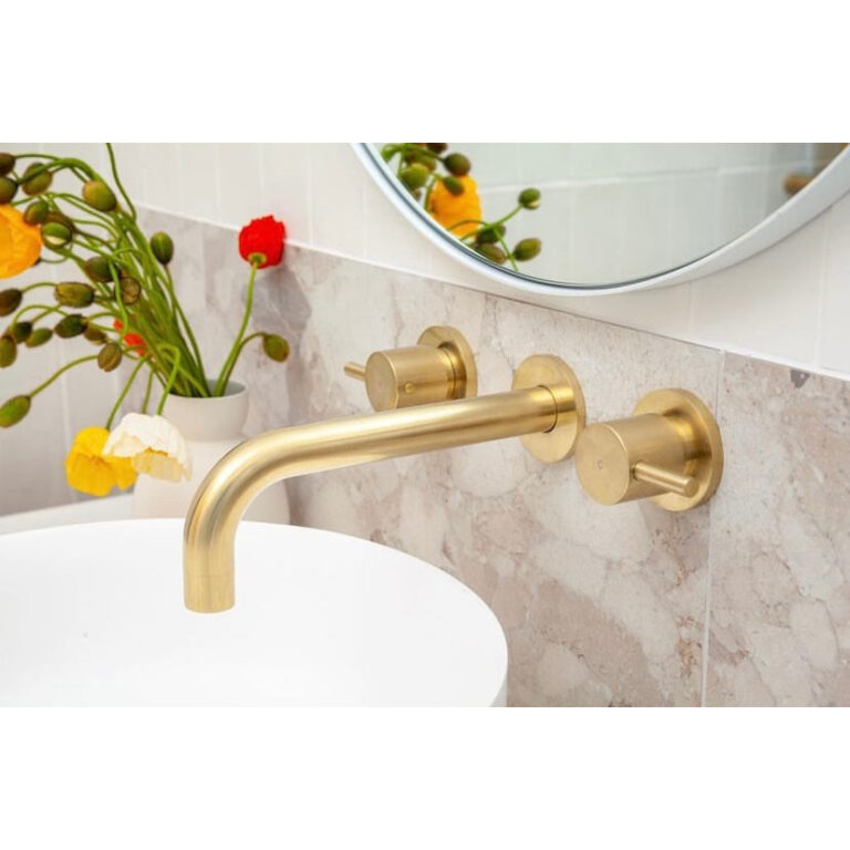 Meir Round Quarter Turn Wall Tops - Elegant Bronze Finish